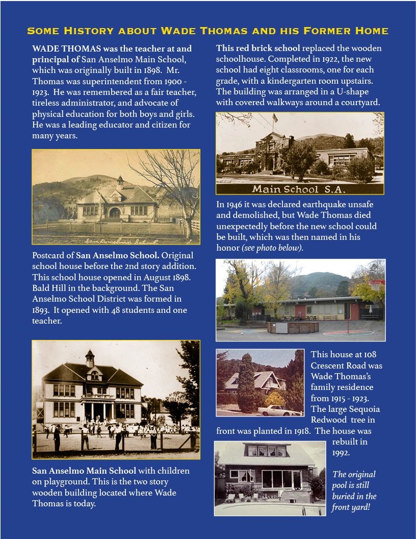 hISTORY OF Wade Thomas House